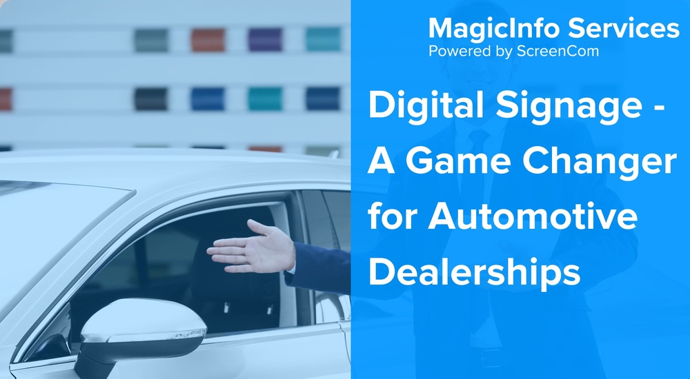 Bring Business Content To Life With MagicINFO Digital Signage Software