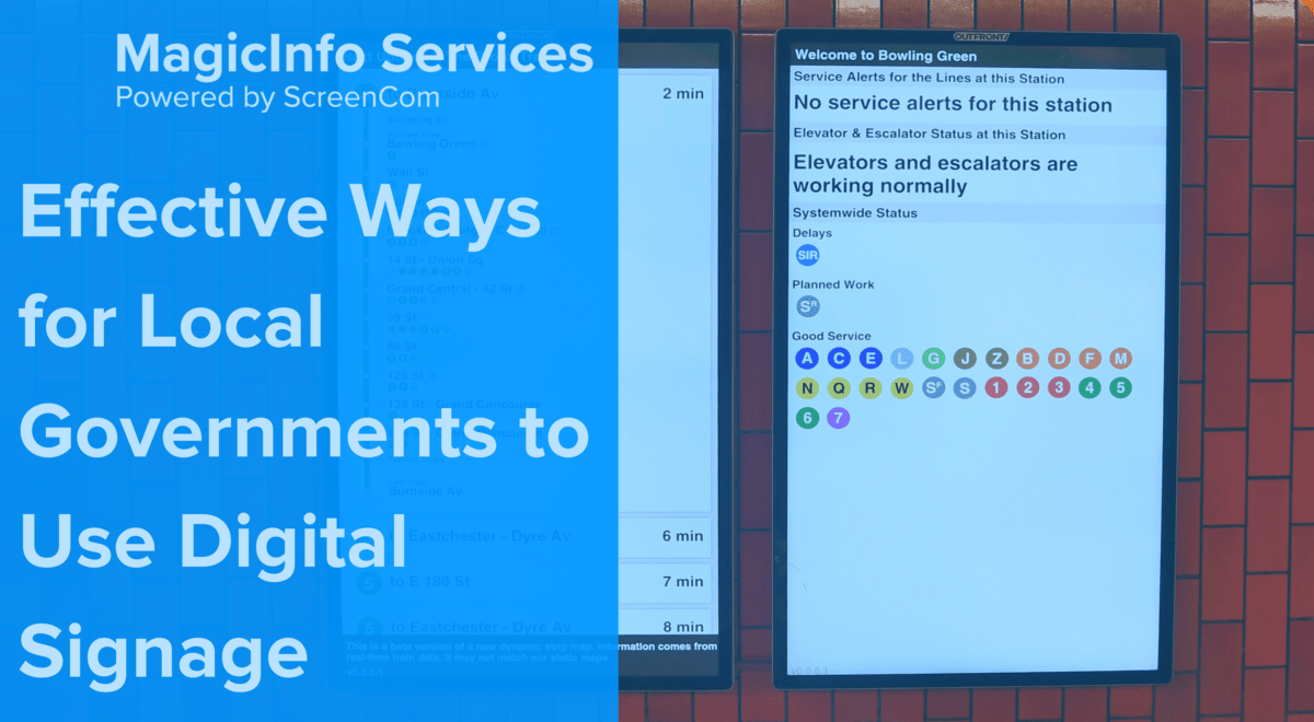 Bring Business Content To Life With MagicINFO Digital Signage Software