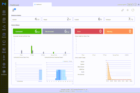 Customizable MagicINFO widgets available in the Marketplace